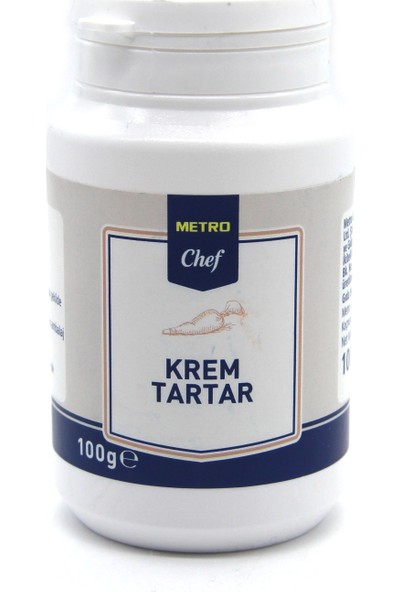 Metro Chef Krem Tartar 100 gr Metro Chef Krem Tartar 100 gr