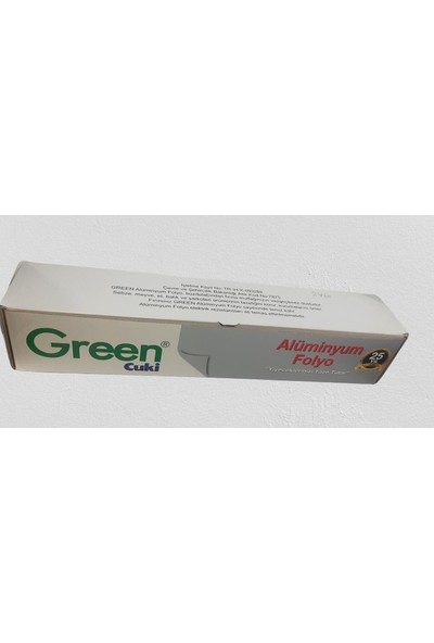 Green Cuki 45 cm x 2500 gr Alüminyum Folyo