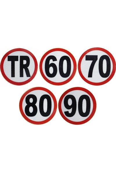 Reflektörlü Fosforlu Bant Tır Kamyon Dorse Arkası Hız Uyarı