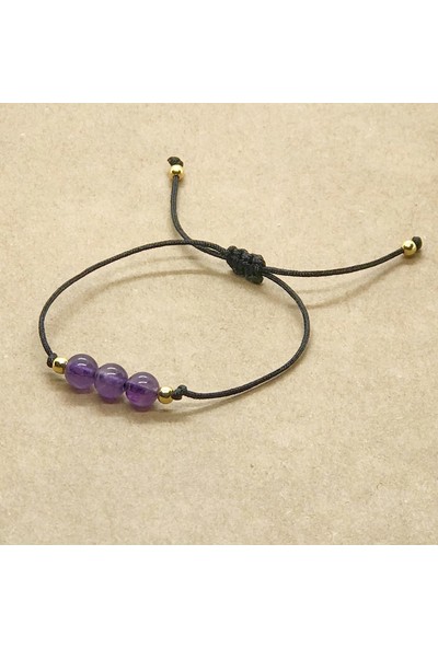 ZHayat Ametist Taşı Doğal Taş Bileklik