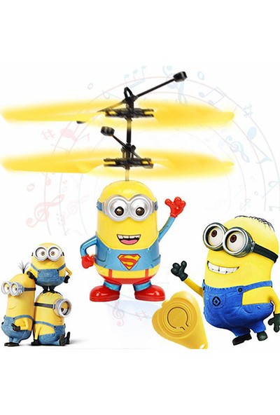 Tamam Elektronik Uçan Minions Hareket Sensörlü Işıklı Karakter Oyuncak Drone Tamam Elektronik Uçan Minions Hareket Sensörlü Işıklı Karakter Oyuncak Drone