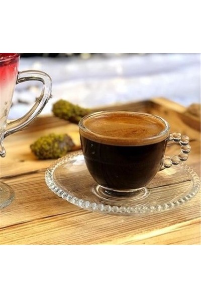 Perotti Girona 6'lı Boncuk Cam Kahve Fincan Seti Perotti Girona 6'lı Boncuk Cam Kahve Fincan Seti