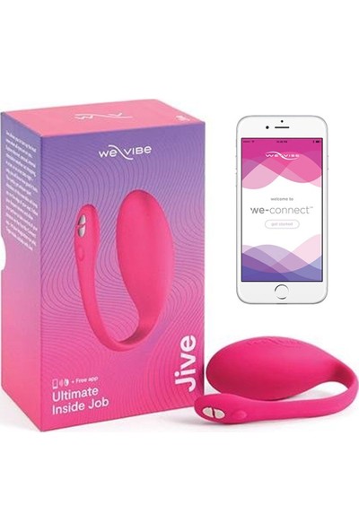 We-Vibe Jive Giyebilir Uygulama Ile Heryerden Kontrol Edilebilen Titreşimli Pembe Vibratör We-Vibe Jive Giyebilir Uygulama Ile Heryerden Kontrol Edilebilen Titreşimli Pembe Vibratör