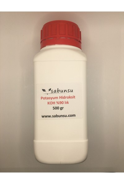 Sabunsu Potasyum Hidroksit (Koh) %90 Saflıkta 500 gr