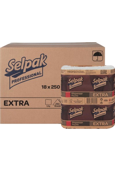 Selpak 3 Katlı Selpak Dispenser Peçete 18 * 250 'li