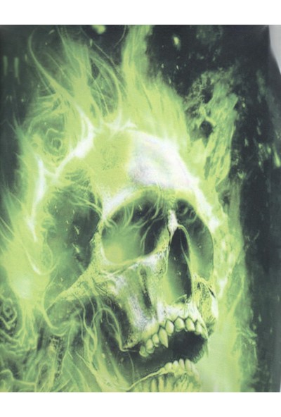 OEM Ym Üniversal Sele Kılıfı Yeşil Kurukafa