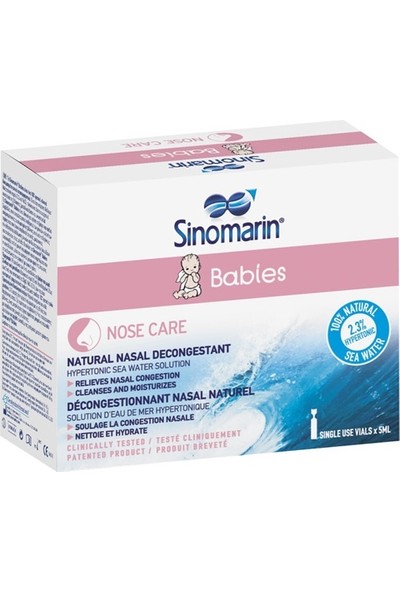 Sinomarin Babies Serum Fizyolojik Damla 20'li Sinomarin Babies Serum Fizyolojik Damla 20'li