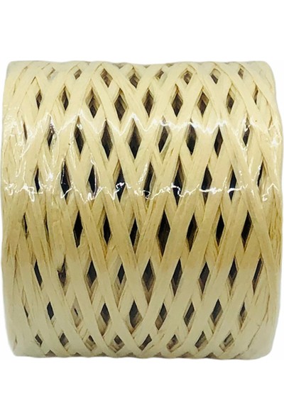 Ozan Tuhafiye Rafya Kağıt İp 200 gr Krem Ozan Tuhafiye Rafya Kağıt İp 200 gr Krem