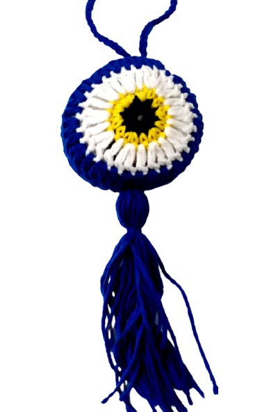 Mixperi Nazar Boncuklu Dekoratif El Örmesi Araba Süsü