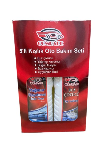 Comrade Kışlık Oto Bakım Seti 5'li Comrade Kışlık Oto Bakım Seti 5'li