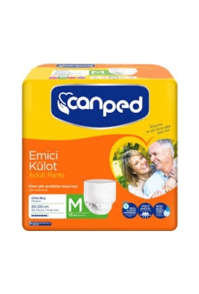 Canped Emici Külot Hasta Bezi Medium 30 Adet Canped Emici Külot Hasta Bezi Medium 30 Adet