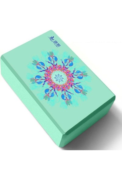 Tusi Yoga Blok Desenli Yeşil 23CMX7.5CMX15CM Tusi Yoga Blok Desenli Yeşil 23CMX7.5CMX15CM