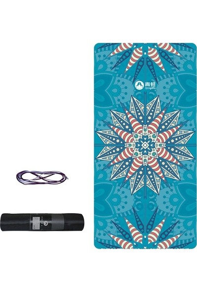 Tusi Yoga Matı ve Pilates Minderi Yıldız Desen 183CMX0.8CMX80CM Tusi Yoga Matı ve Pilates Minderi Yıldız Desen 183CMX0.8CMX80CM