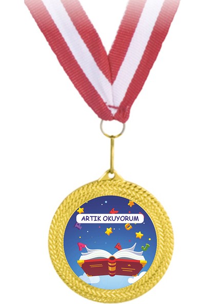 Ben Artık Okuyorum Madalyası Model 7 - 3 Adet