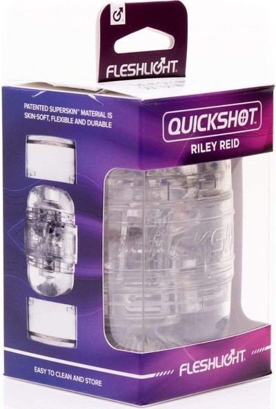 Fleshlight Riley Reid Quitshot Anal ve Vajinal Mastürbatör Seti Fleshlight Riley Reid Quitshot Anal ve Vajinal Mastürbatör Seti
