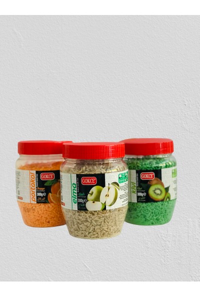 Gökçe Oralet Portakal+Kivi+Elma 300 gr x 3'lü Gökçe Oralet Portakal+Kivi+Elma 300 gr x 3'lü