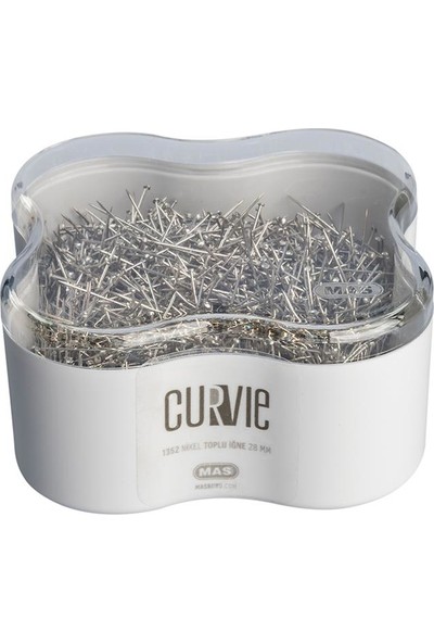 Mas Curvie Nikel Toplu İğne 28 mm 250 gr Mas Curvie Nikel Toplu İğne 28 mm 250 gr