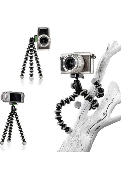 Asfal GoPro Uyumlu Ahtapot Tripod Pratik Telefon Tutucu 26cm Asfal GoPro Uyumlu Ahtapot Tripod Pratik Telefon Tutucu 26cm