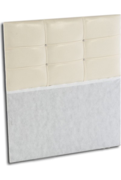 Sawoli Ferro Tek Kişilik Krem Baza Başlığı 90 cm