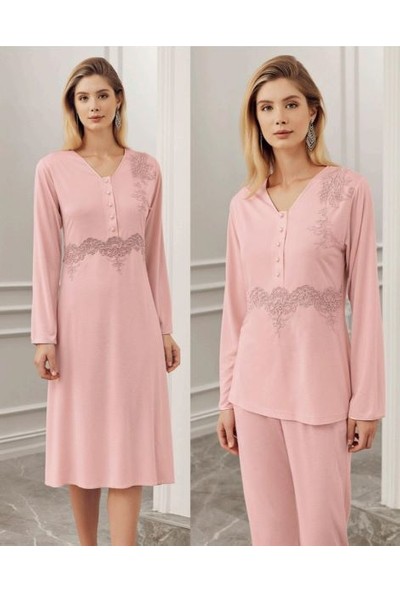 Perin 4'lü 5001 Gecelik-Sabahlık Takımı