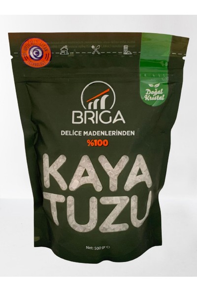 Briga Doğal Granül Kristal Kaya Tuzu 500 gr Briga Doğal Granül Kristal Kaya Tuzu 500 gr