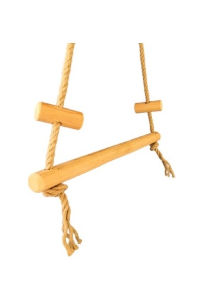 Birevcil Doğal Ahşap Büyük Papağan Salıncağı 40X50 cm