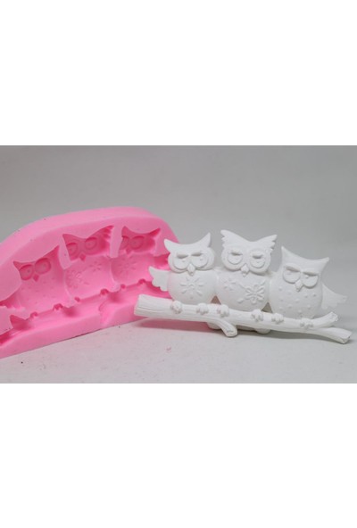 Arica 3' Lü Baykuş Silikon Kalıbı