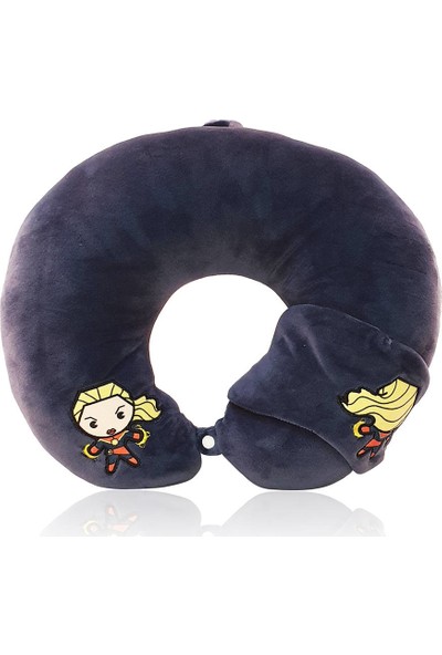 Miniso Boyun Yastığı ve Uyku Gözlüğü (Captain Marvel)) Miniso Boyun Yastığı ve Uyku Gözlüğü (Captain Marvel))