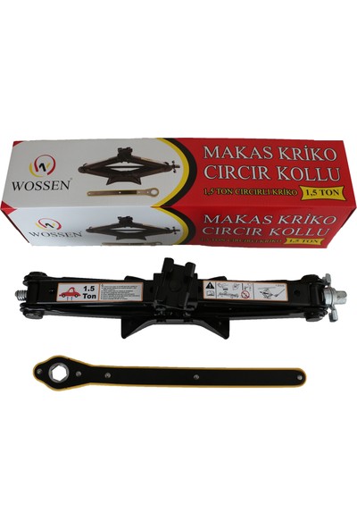 Wossen Cırcırlı Kriko 1,5 Ton Dayanıklı Yerli Üretim Wossen Cırcırlı Kriko 1,5 Ton Dayanıklı Yerli Üretim