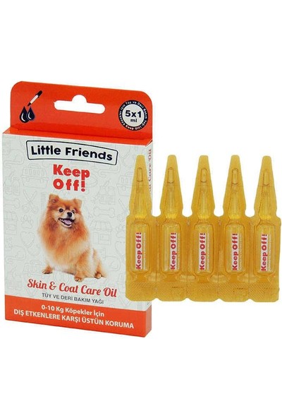 Little Friends Küçük Irk Köpek Deri ve Tüy Bakım Damlası