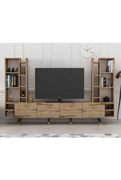 Dekormia Roma Gold Tv Ünitesi 223 cm Dekormia Roma Gold Tv Ünitesi 223 cm