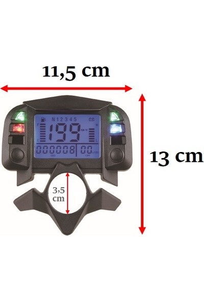 Asya Rx 250 Kilometre Saati Dijital Model Asya Rx 250 Kilometre Saati Dijital Model