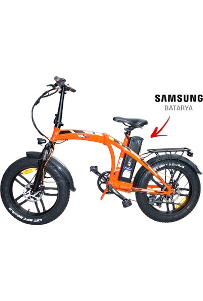 Rks Rk3 Pro Elektrikli Bisiklet - Turuncu