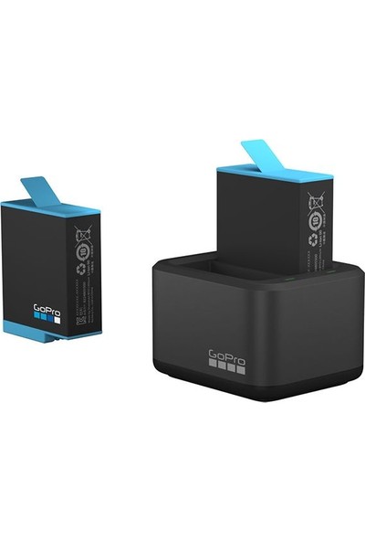 Gopro Hero9 Black Ikili Şarj Ünitesi + Batarya (ADDBD-001-EU) Gopro Hero9 Black Ikili Şarj Ünitesi + Batarya (ADDBD-001-EU)