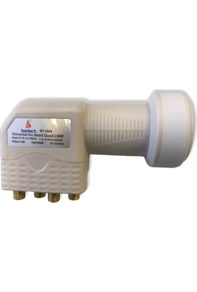 Seetech St- 3504 4K 0,1 Db Dörtlü Lnb Seetech St- 3504 4K 0,1 Db Dörtlü Lnb