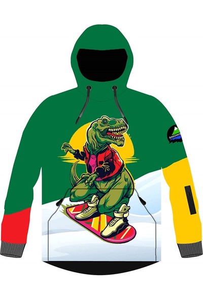 Snowsea SS5606 Çılgın Dinozor Unisex Snowboard ve Kayak Montu Snowsea SS5606 Çılgın Dinozor Unisex Snowboard ve Kayak Montu