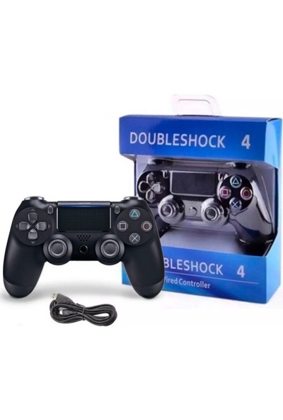 İstoç Toptan Oem Ps4 Dualshock 4 V2 Siyah Gamepad (Ps4 ve Pc Uyumlu) Dualshock4, 1,5 mt Kablo Dahil İstoç Toptan Oem Ps4 Dualshock 4 V2 Siyah Gamepad (Ps4 ve Pc Uyumlu) Dualshock4, 1,5 mt Kablo Dahil