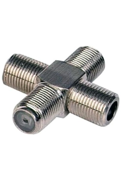 Oem T Fiş 4'lü Dağıtıcı F Konnektör - 1 Adet