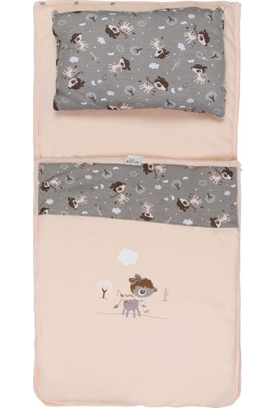 Aziz Bebe 25144 Kız Bebek Ceylan Baskılı Yastıklı Alt Açma Minderi