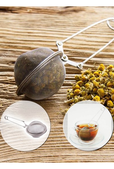Ucuzal 2 Adet Bitki Çayı Yeşil Çay Demleme Süzgeci