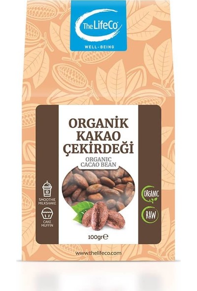 TheLifeCo TheLifeCo Organik Kakao Çekirdeği 100 gr