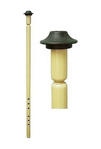 Plastik Kız Ney Kaplamalı Başpareli Boğumsuz