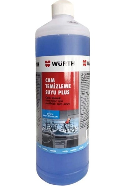 Würth Dört Mevsim Cam Temizleme Suyu 1lt Würth Dört Mevsim Cam Temizleme Suyu 1lt