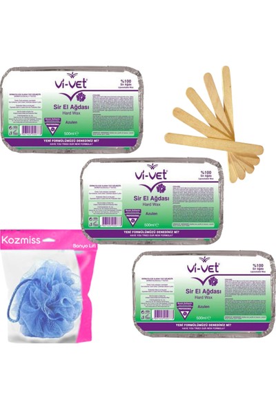 Vi-Vet Azulen Kalıp Ağda Seti 5 Parça Vi-Vet Azulen Kalıp Ağda Seti 5 Parça