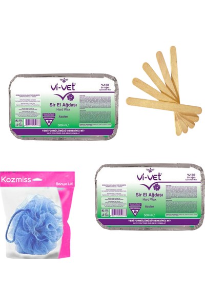 Vi-Vet Azulen Kalıp Ağda Seti 4 Parça Vi-Vet Azulen Kalıp Ağda Seti 4 Parça