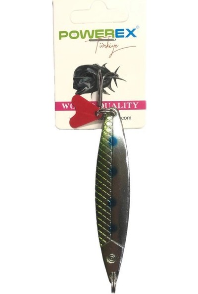 Powerex Pilgrim 26.5 gr 8.6 cm Metal Kaşık Green/silver MOD.207 Powerex Pilgrim 26.5 gr 8.6 cm Metal Kaşık Green/silver MOD.207