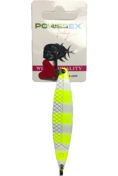 Powerex Pilgrim 26.5 gr 8.6 cm Metal Kaşık Zebra/yellow/white MOD.196 Powerex Pilgrim 26.5 gr 8.6 cm Metal Kaşık Zebra/yellow/white MOD.196
