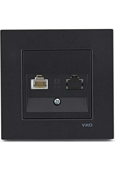 Viko Novella Siyah Nümeris Telefon Çerçeveli