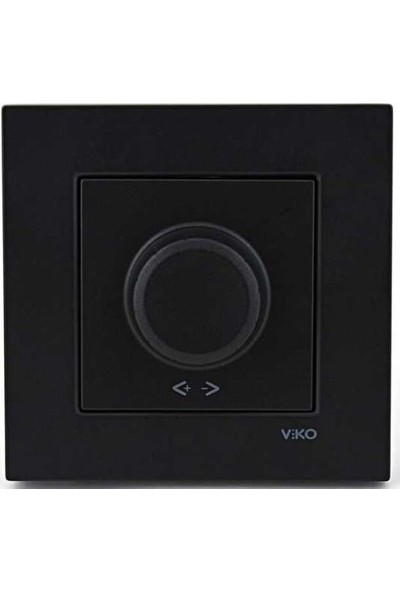 Viko Novella Siyah Dimmer Anahtar Çerçeveli Viko Novella Siyah Dimmer Anahtar Çerçeveli