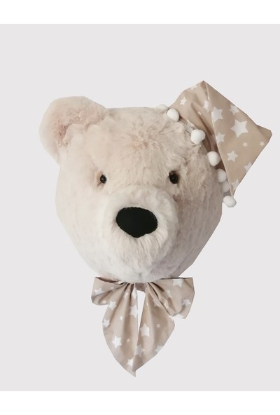 Ayıcık Büst Ayı Duvar Dekoru